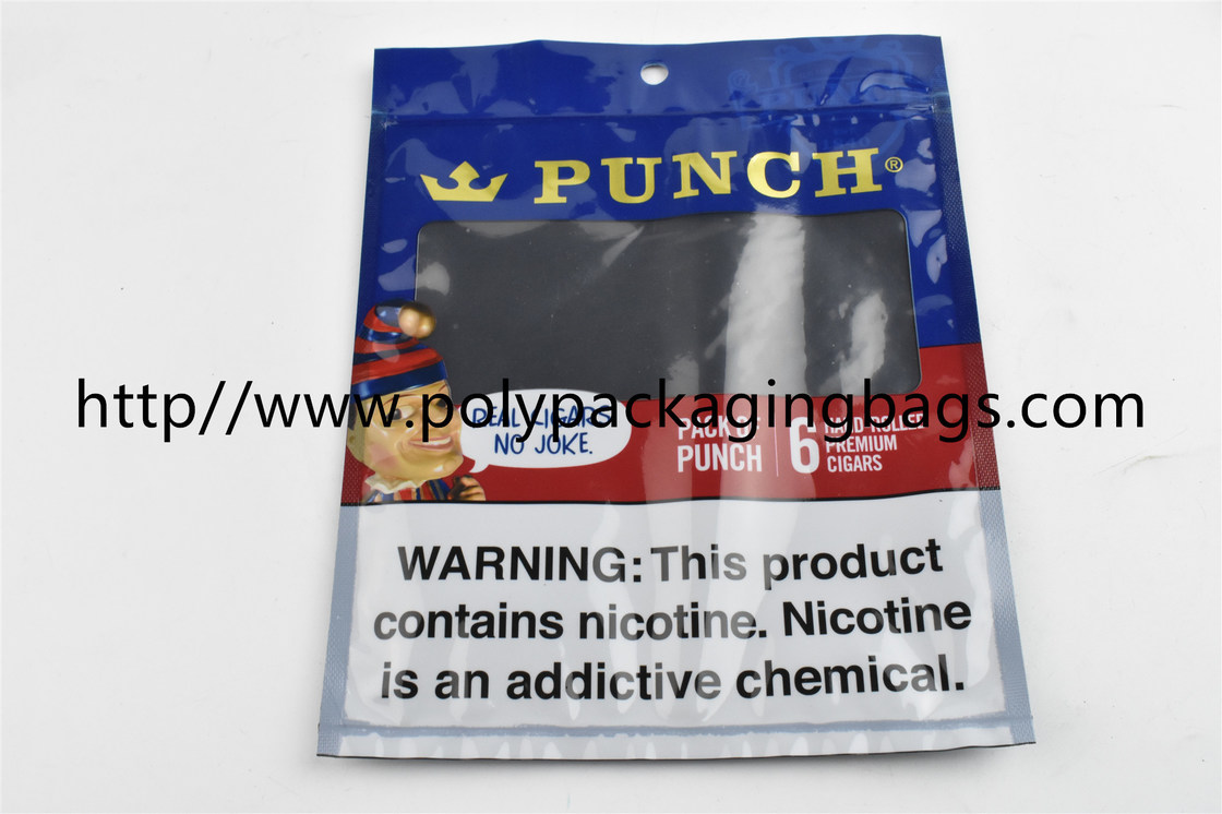 Plastic Self-Sealing Humidity Fresh Cigar Bag Cigar Pouch Resealable ...