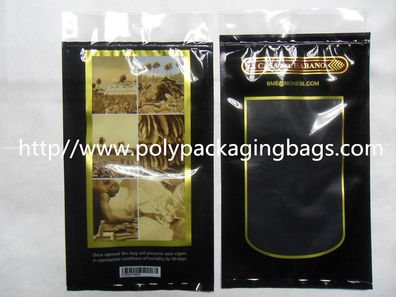 Moisturized System Cigar Humidor Bags Ziplock With Slider Easy Open And ...
